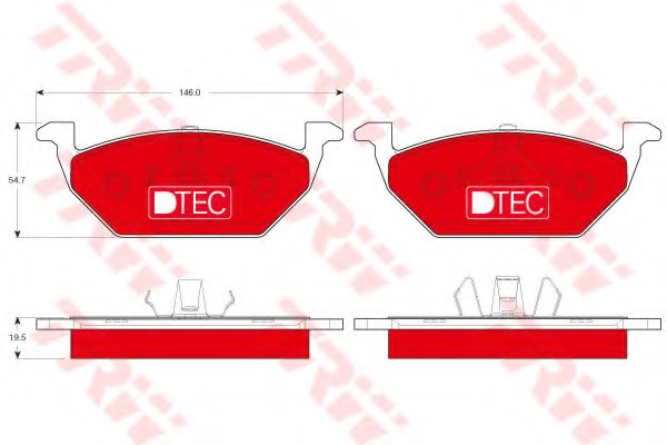 180698151,VAG 180698151 Brake Pad Set, disc brake for VAG