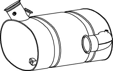 20843772,VOLVO 20843772 Middle-/End Silencer for VOLVO