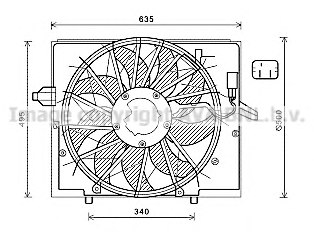 17427543282,BMW 17427543282 Fan, radiator for BMW