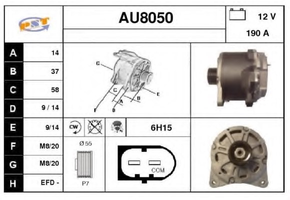 077903015Q,AUDI 077903015Q Alternator for AUDI