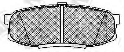 0446660120,TOYOT 0446660120 Brake Pad Set, disc brake for TOYOT