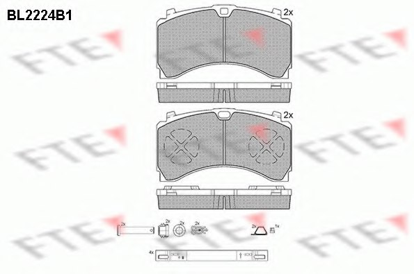 0064201520,MERCE 0064201520 Brake Pad Set, disc brake for MERCE