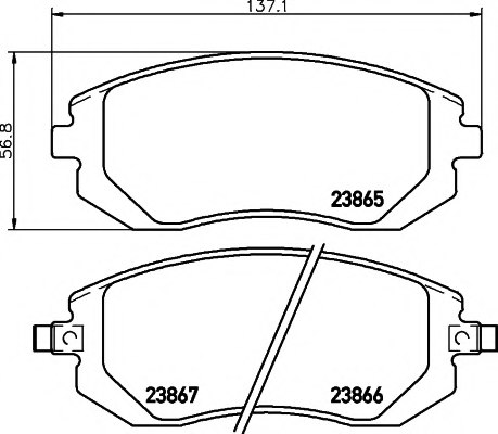 32006166,SAAB 32006166 Brake Pad for SAAB