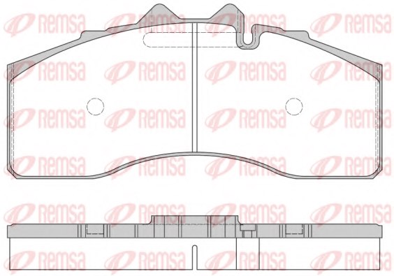 0980107980,BPW 09.801.07.98.0 Brake Pad Set, disc brake for BPW