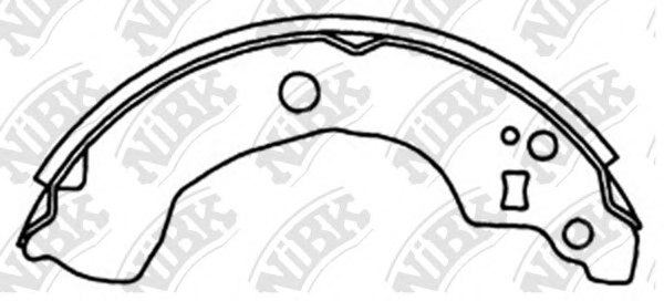 440608M125,NISSA 44060 8M125 Brake Shoe Set for NISSA