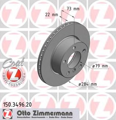 34116792215,BMW 34116792215 Brake Disc for BMW