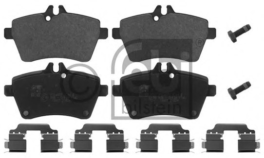 1694201020S1,MERCE 169 420 10 20 S1 Brake Pad Set, disc brake for MERCE