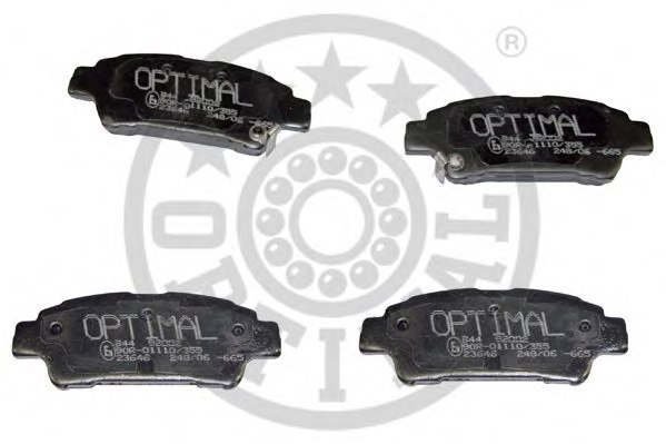 0446628080,TOYOT 0446628080 Brake Pad Set, disc brake for TOYOT