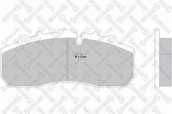 0034202220,MERCE 003 420 22 20 Brake Pad Set, disc brake for MERCE