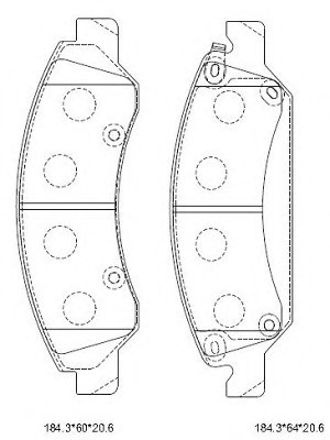 22742382,OEM 22742382 Brake Pad for OEM
