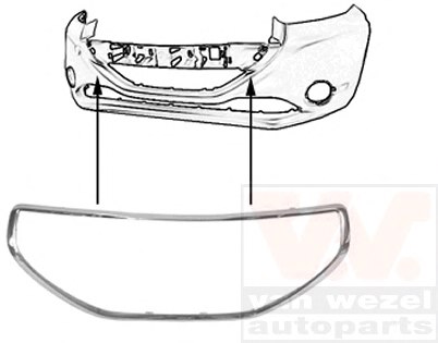 1608112180,PEUGE 1608112180 Frame, radiator grille for PEUGE