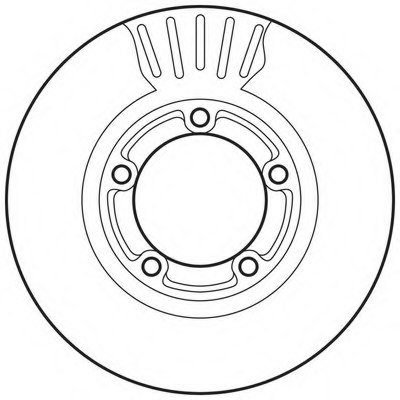 581294A000,HYUNDAI 58129-4A000 Brake Disc for HYUNDAI