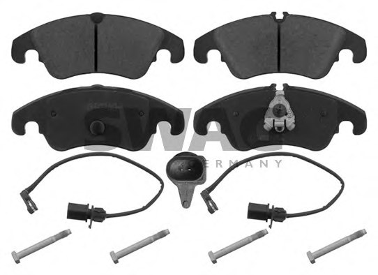 8R0698151A,AUDI 8R0698151A Brake Pad Set, disc brake for AUDI