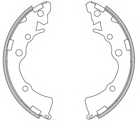 583501YA00,KIA 583501YA00 Brake Shoe Set for KIA