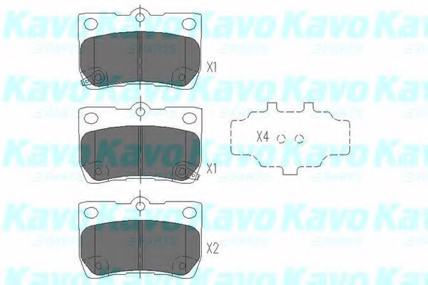0446630230,TOYOT 04466-30230 Brake Pad Set, disc brake for TOYOT