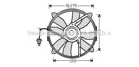 0015001393,MERCE 0015001393 Fan, A/C condenser for MERCE
