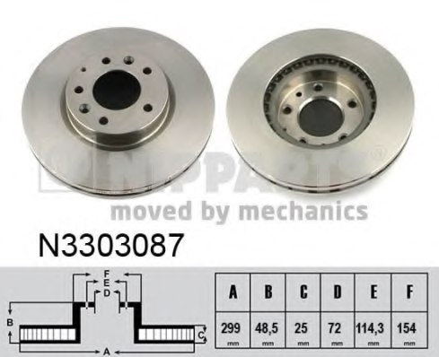G33Y3325X,MAZDA G33Y-33-25X Brake Disc for MAZDA