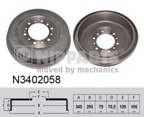 4243160070,TOYOT 42431-60070 Brake Drum for TOYOT
