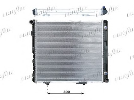 A1245004403,MERCE A1245004403 Radiator, engine cooling for MERCE