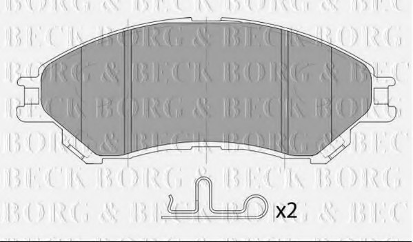 5581061M50,SUZUK 55810-61M50 Brake Pad Set, disc brake for SUZUK