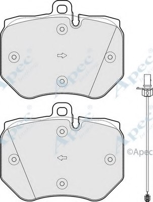 4L0698151B,AUDI 4L0698151B Brake Pad Set, disc brake for AUDI