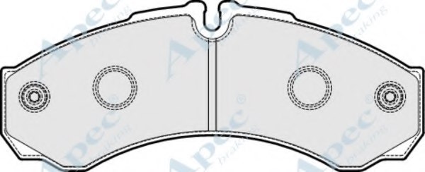 2996535,IVECO 2996535 Brake Pad Set, disc brake for IVECO