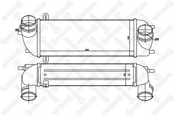 282712F050,HYUNDAI 282712F050 Intercooler, charger for HYUNDAI