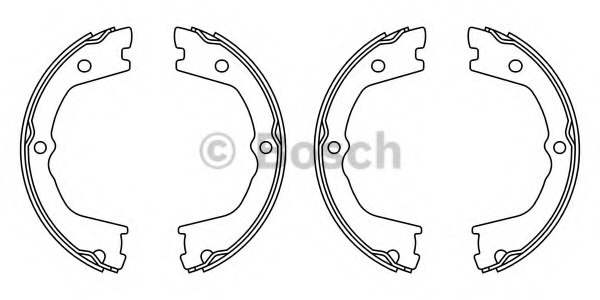 42535858,IVECO 42535858 Brake Shoe Set, parking brake for IVECO