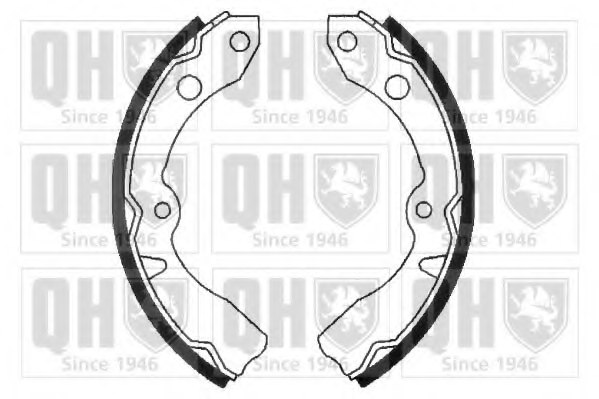 0986487446,BOSCH 0 986 487 446 Brake Shoe Set for BOSCH