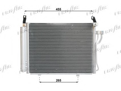 976060X010,HYUNDAI 976060x010 Condenser, air conditioning for HYUNDAI