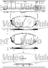 583024HA50,HYUNDAI 58302-4HA50 Brake Pad Set, disc brake for HYUNDAI