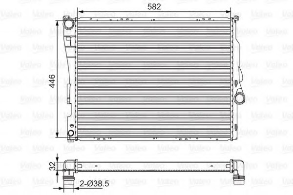 17119071519,BMW 17119071519 Radiator, engine cooling for BMW