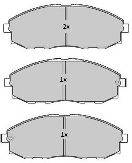 581014FA00,HYUNDAI 58101-4FA00 Brake Pad Set, disc brake for HYUNDAI