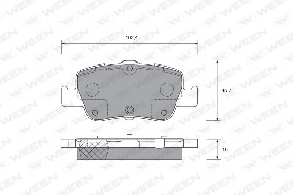 0446602181,TOYOT 04466-02181 Brake Pad Set, disc brake for TOYOT