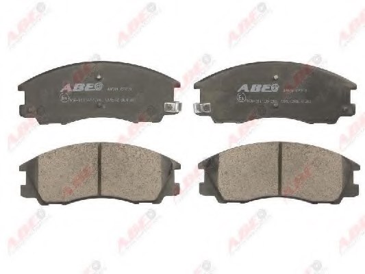 58101H1A10,HYUNDAI 58101-H1A10 Brake Pad Set, disc brake for HYUNDAI