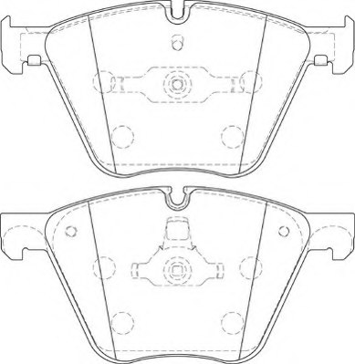 34116794464,BMW 34116794464 Brake Pad Set, disc brake for BMW