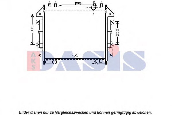 164000C180,TOYOT 164000C180 Radiator, engine cooling for TOYOT