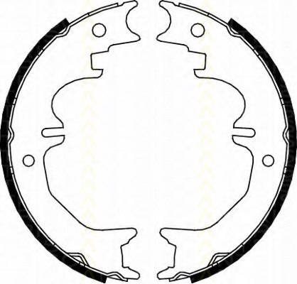 4655060070,TOYOT 4655060070 Brake Shoe Set, parking brake for TOYOT