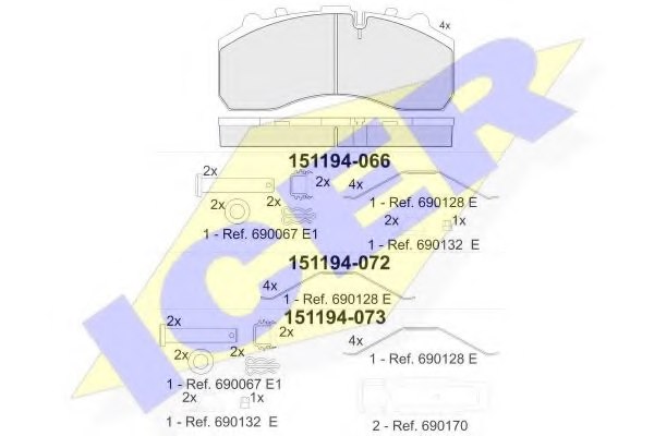 0034202220,MERCE 003 420 22 20 Brake Pad Set, disc brake for MERCE