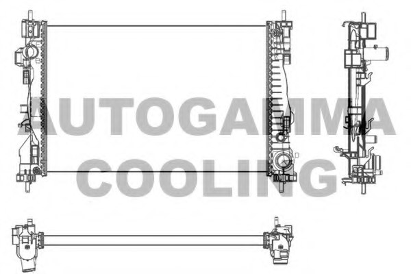 50514472,ITAL1 50514472 Radiator, engine cooling for ITAL1
