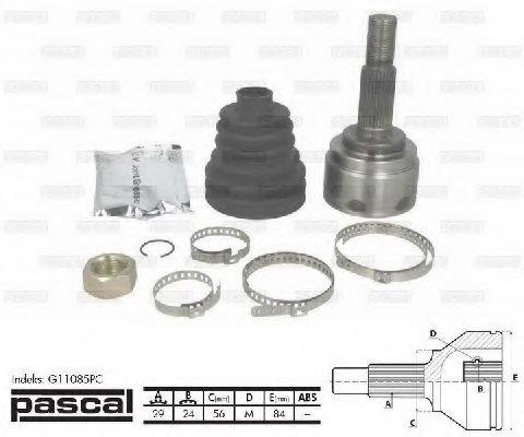 39100JX00A,NISSA 39100-JX00A Joint, drive shaft for NISSA
