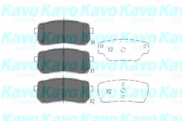 583024HA50,HYUNDAI 58302-4HA50 Brake Pad Set, disc brake for HYUNDAI
