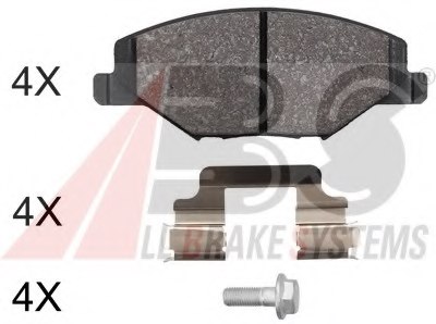 6RU698151,VW 6RU698151 Brake Pad Set, disc brake for VW