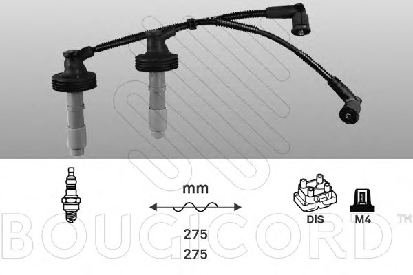 1275603,VOLVO 1275603 Ignition Cable Kit for VOLVO