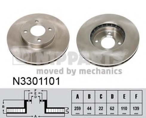 402061HA0A,NISSA 402061HA0A Brake Disc for NISSA