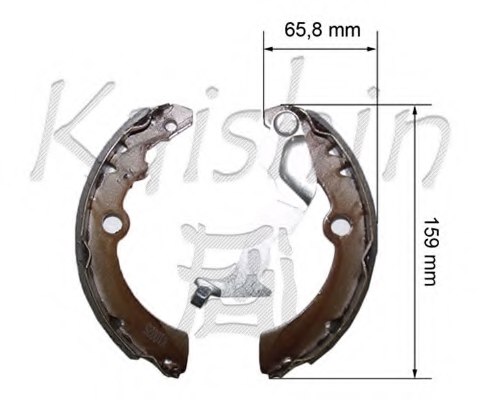 53200M68K00000,SUZUK 53200M68K00000 Brake Shoe Set for SUZUK