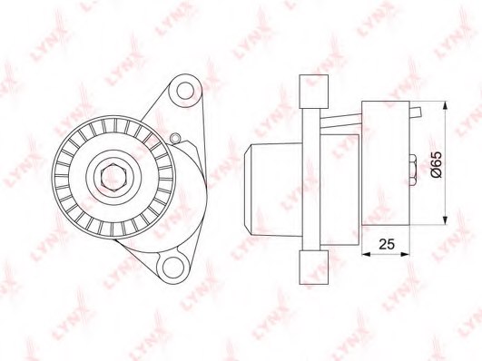 5751C3,PSA 5751C3 Tensioner Lever, v-ribbed belt for PSA