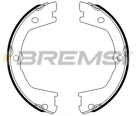 42535858,IVECO 42535858 Brake Shoe Set, parking brake for IVECO