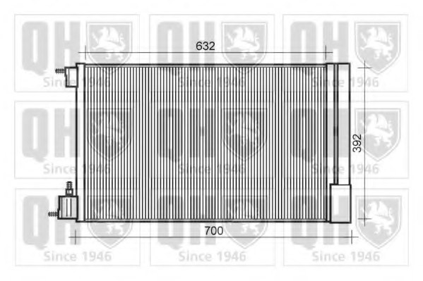 13241737,VAUXH 13241737 Condenser, air conditioning for VAUXH