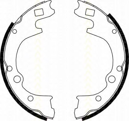 583054FA01,HYUNDAI 58305-4FA01 Brake Shoe Set for HYUNDAI